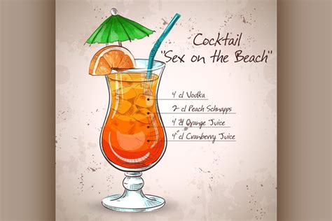 Sex On The Beach Mixed Drink 660717