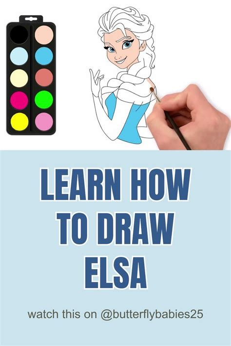 Drawing Tutorial How To Draw Elsa