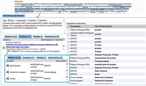 Highlighted Text Fragment With Associated Discourse Element Creation Download Scientific