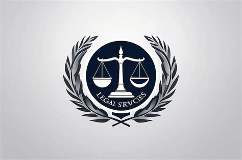 Legal Services Logo Premium Ai Generated Image