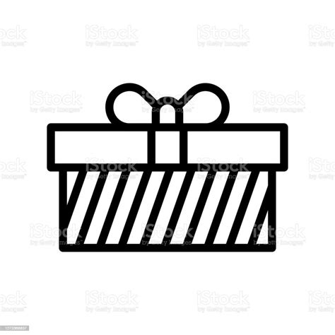 리본 리본 스트립 벡터가 있는 기프트 박스 관련 기프트 박스는 라인 스타일로 놀라움에 대한 스톡 벡터 아트 및 기타 이미지 놀라움 벡터 선물 Istock