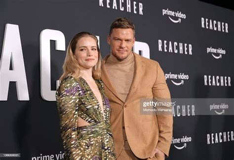 Willa Fitzgerald And Alan Ritchson Attend The Premiere Of Amazon