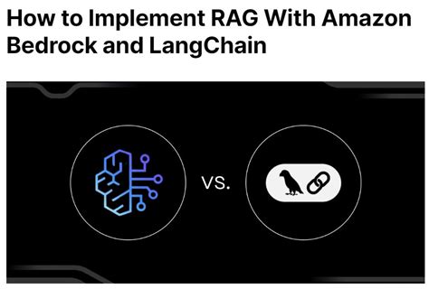 How To Implement Rag With Amazon Bedrock And Langchain Haziqa Sajid