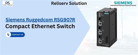 Siemens Ruggedcom Rsg907r Switch Improved Connectivity