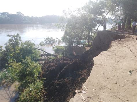 ရေကြည်မြို့နယ် သရက်ချောင်းကျေးရွာအုပ်စုတွင် ငဝန်မြစ်ရေတိုက်စားမှုကြောင့