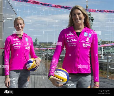 Swedish Womens Beach Volleyball Team Womens Handball Players Are