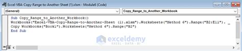 How To Use Excel VBA To Copy Range To Another Excel Sheet