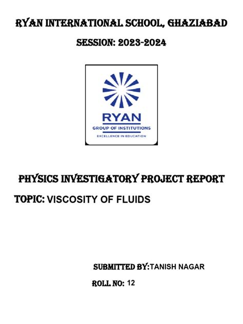 Xi Investigatory Project Report Format 3 Pdf Science And Mathematics