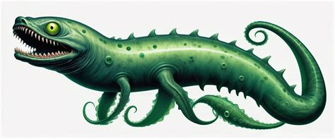 Eel Shaped Sea Monster Stable Diffusion Online