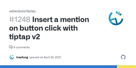Insert A Mention On Button Click With Tiptap V2 · Issue 1248