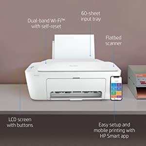 Hp Deskjet Printer All In One Wireless Print Copy Scan Inkjet Printer Ar B Buy