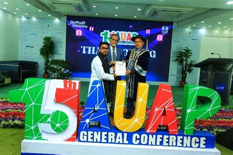 Md Muaj Chowdhury On Linkedin Receiving The “auap” International Volunteering Certificate From