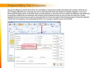 BillQuick Billing Tips And Tricks PPTX
