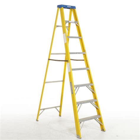 Werner 8 Collapsible Step Ladder Ebth