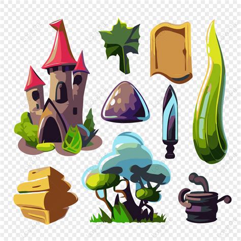 Asset Clipart Animated Objects That Can Be Used In Games Cartoon Vector