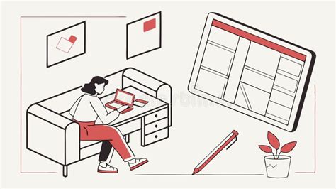 Man Working At Desk With Multiple Documents And Organized Workflow Vector Design Generative Ai