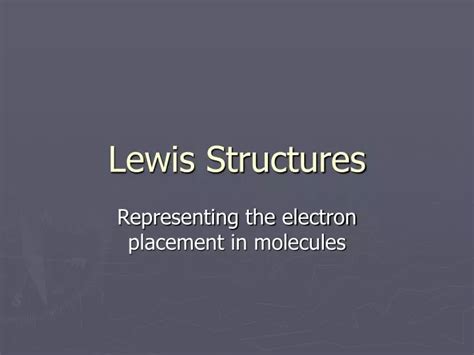 PPT Lewis Structures PowerPoint Presentation Free Download ID