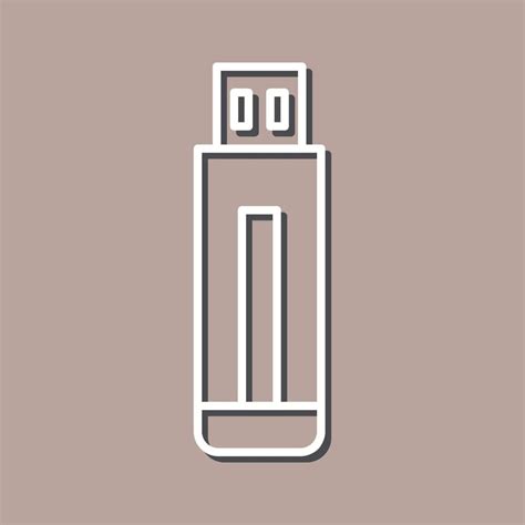 Usb Drive Line Icon 20763009 Vector Art At Vecteezy