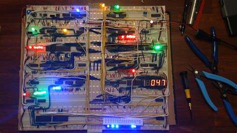 Completed My First 8 Bit Breadboard Computer Rbeneater