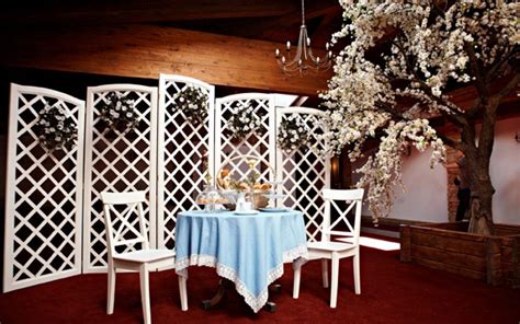 Ширма (фон) деревянная белая (стиль прованс, класический)