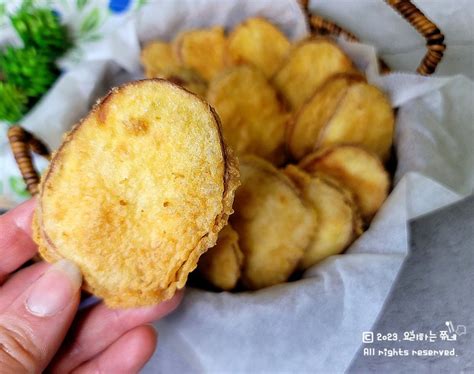 빠삭한 고구마튀김 만들기