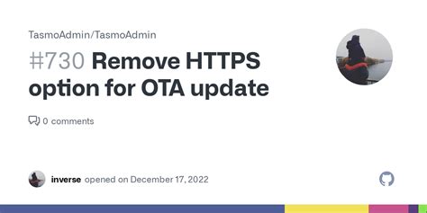 Remove Option For Ota Update · Issue 730 · Tasmoadmintasmoadmin