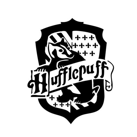 Hufflepuff Harry Potter — Go Stencil