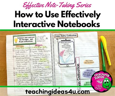 how to use interactive notebooks effectively — teachingideas4u