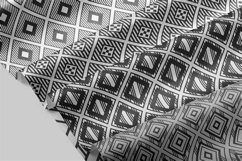 Geometric Seamless Vector Patterns Rhombuses Digital Paper
