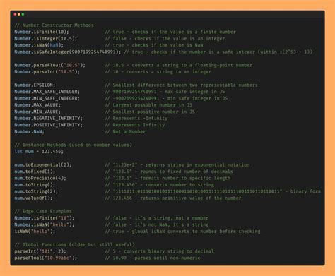 💡 Javascript Numbers A Comprehensive Reference Thedevspace