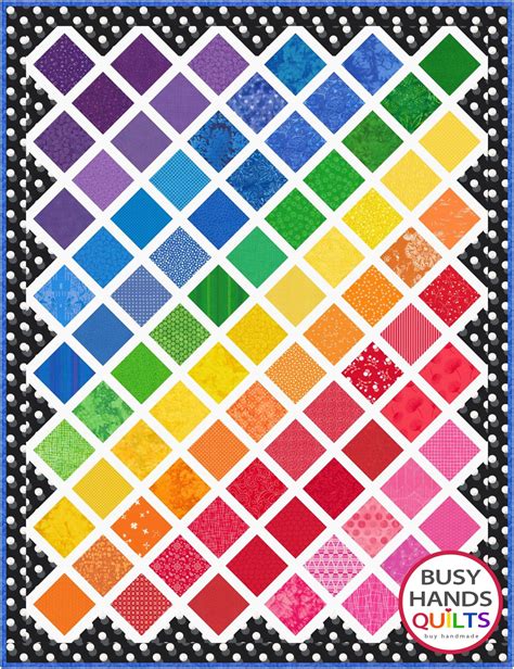 Gradient Quilt Pattern Printed Busy Hands Quilts