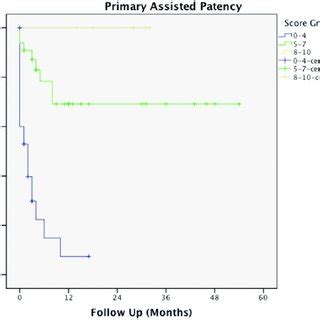 KM Plot For Primary Patency P 0 001 Download Scientific Diagram
