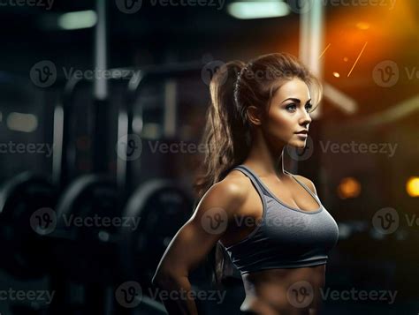 AI Generative Gym Bodybuilding Fitness Photo Stock Photo At Vecteezy