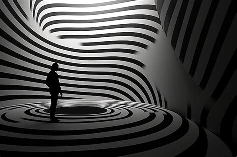 Premium Photo Illusion Of Depth Captures The Art Of Creating