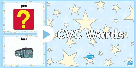 CVC Words Reading PowerPoint Activity English Resource Twinkl