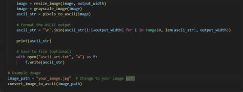 Image To Ascii Art Converter In Python