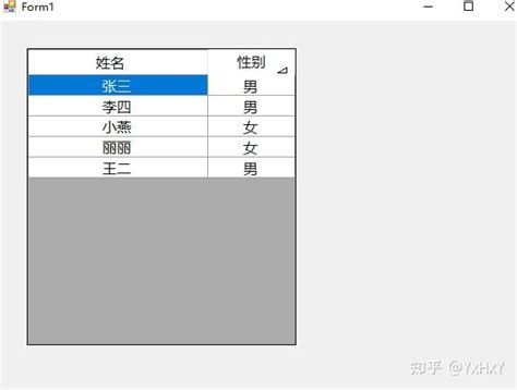 C 简易实现WinForm的Datagridview的筛选 知乎