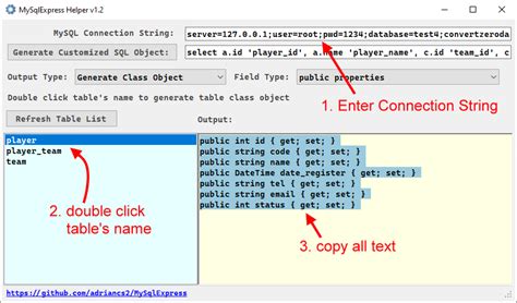 Github Adriancs2mysqlexpress Mysqlexpress Get Rows From Mysql Table And Convert It Into
