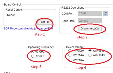 Iwr6843aopevm Iwr6843aopevm Can Not Connect Spi Sensors Forum Sensors Ti E2e Support Forums
