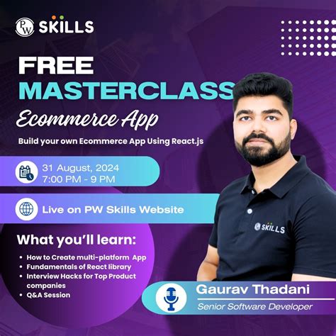 Pwskills Physicswallah Ecommerce Reactjs Webdevelopment Free Skills Coding Masterclass