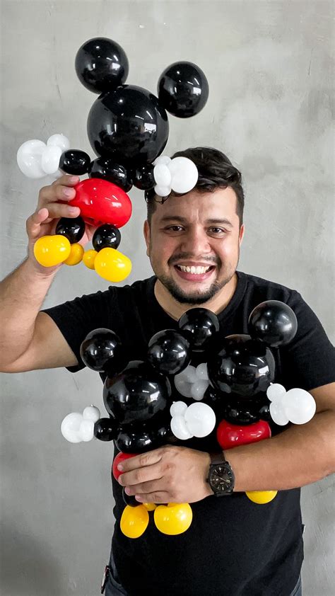 Como Hacer Mickey De Globos Tutorial De Como Hacer Un Mickey De