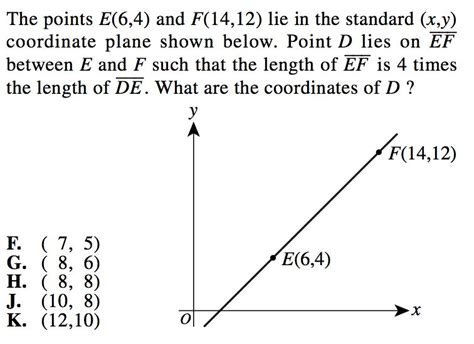 Solved The Points E64 And F1412 Lie In The Standard