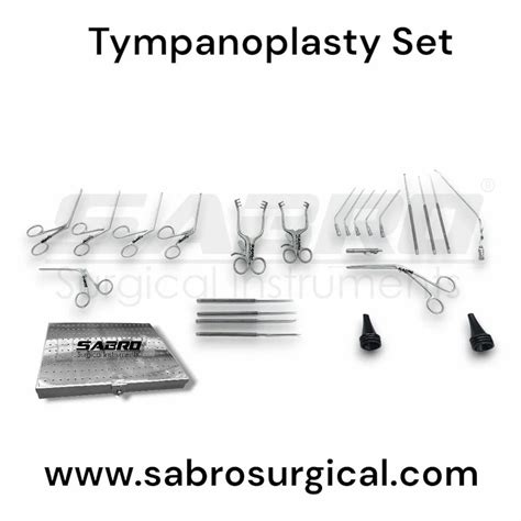 Sabro Stainless Steel Tympanoplasty Set At ₹ 17500 In New Delhi Id
