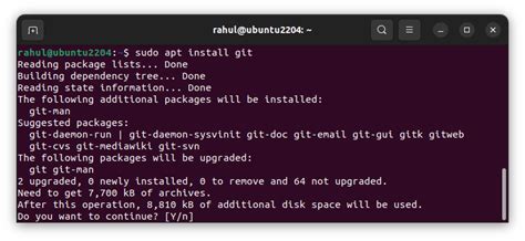 how to install latest git on ubuntu 22 04 tecadmin