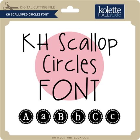 Scalloped Circles Lori Whitlocks Svg Shop