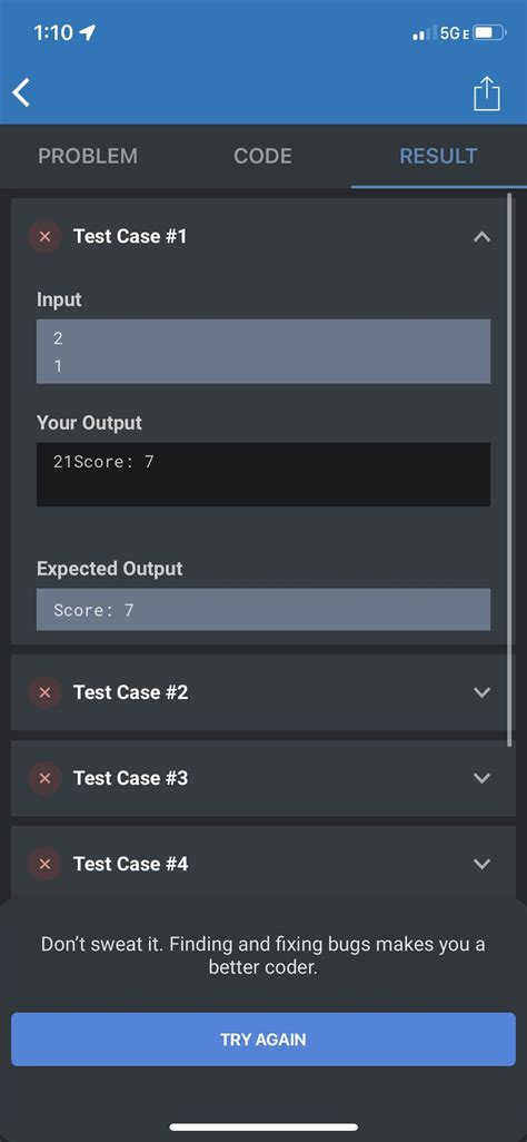 Why Is This Coming Out To 21 Score Rsololearn