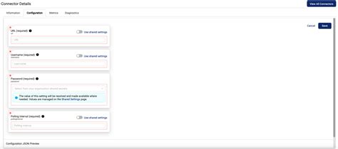Create Configure And Update Pluggable Connectors