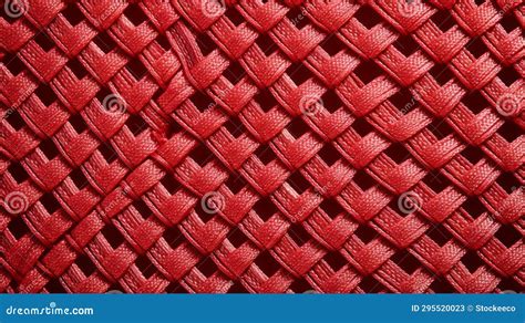 Detailed Woven Fabric Texture Background With Mesh Pattern Stock