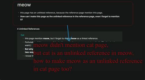 How To Link Two Pages Via Unlinked Reference But Without Mentioning Each Other Questions