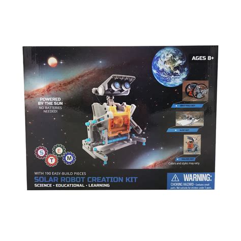 Stem 12 In 1 Education Solar Robot Toys 190pcs Diy Building Science